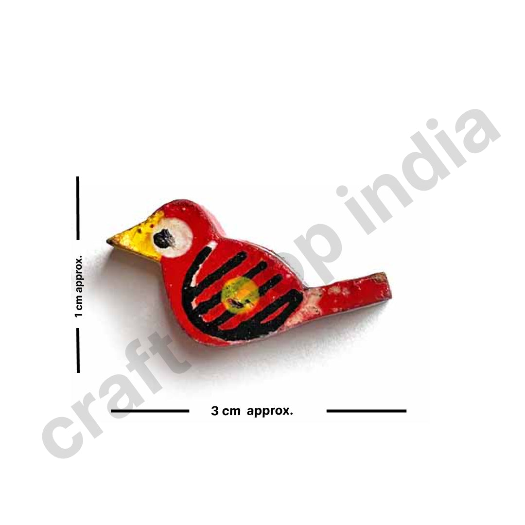 Red Bird Wooden Miniature – craftshopindia