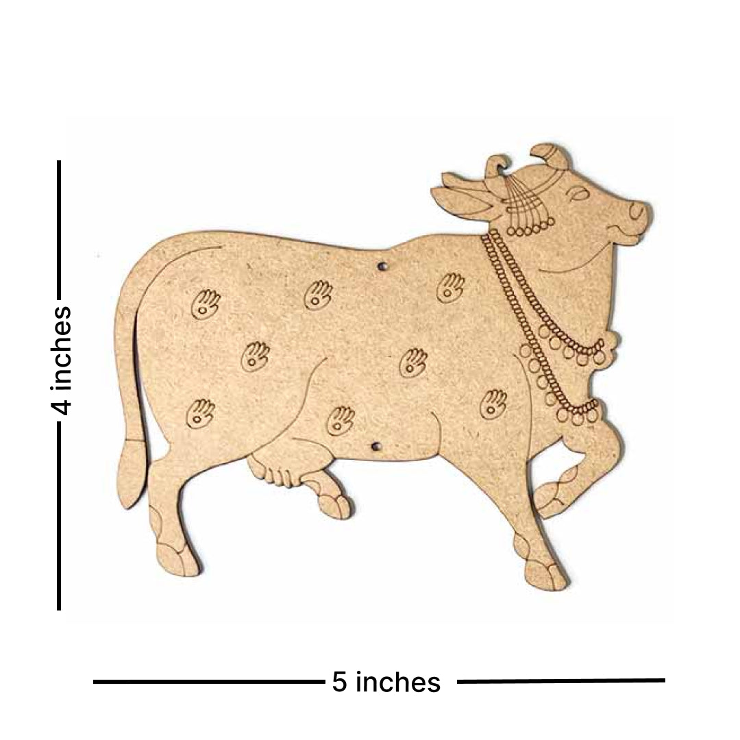 Jharokha With Cow Mdf Cutout 13 inches – craftshopindia