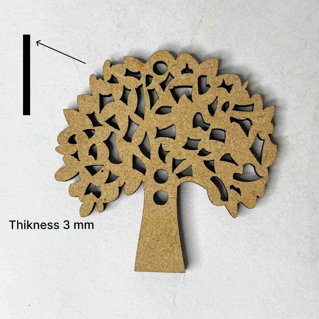 Mdf Tree Shape Set Of 6 – craftshopindia