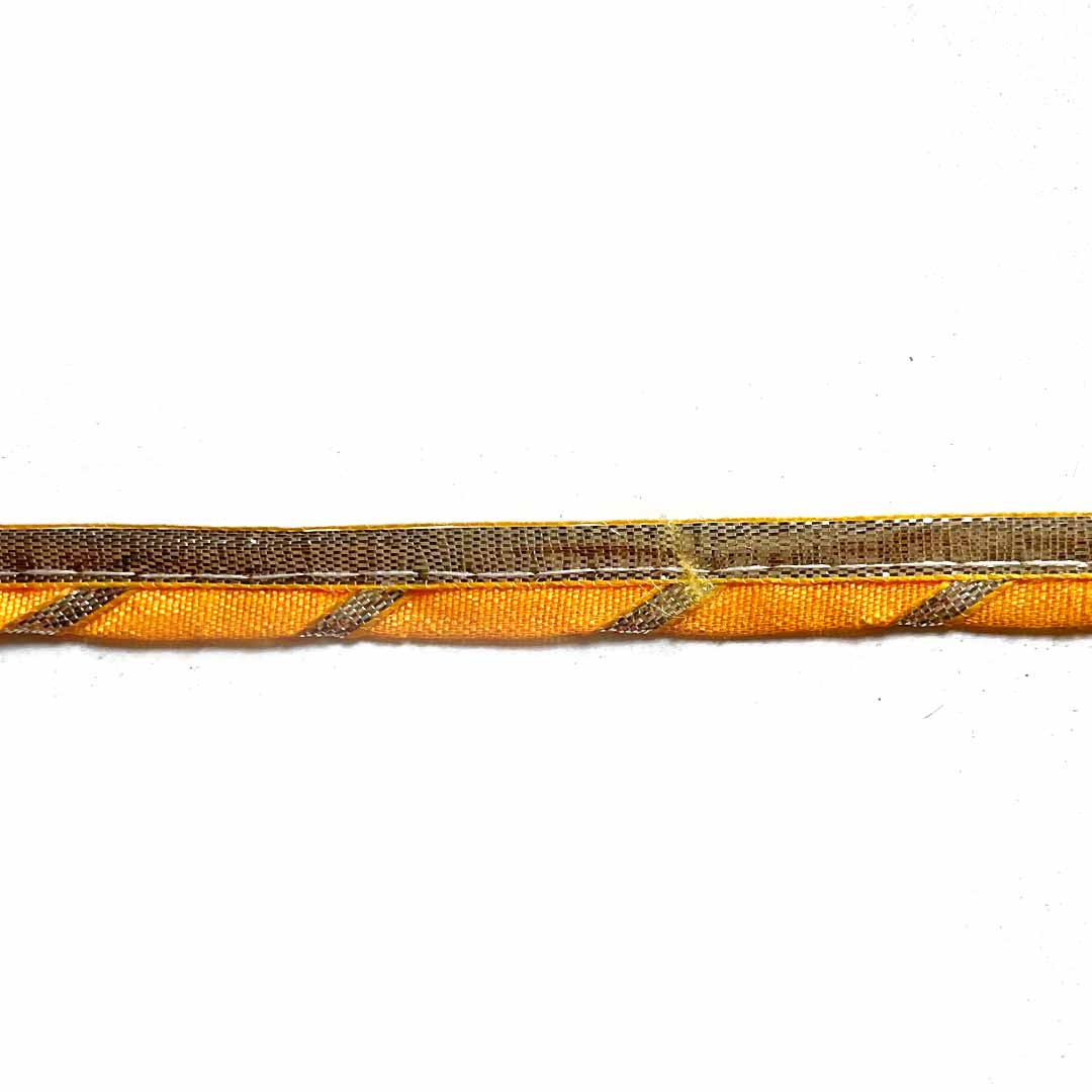 Yellow Color Rajasthani Gota Border (9 Meter) – craftshopindia