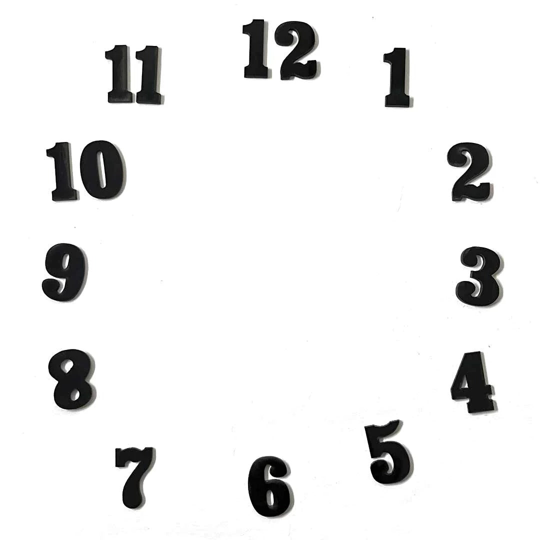 Acrylic Clock Number (1) – craftshopindia